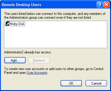 Secure remote desktop for Windows XP | I.T. tips and tricks
