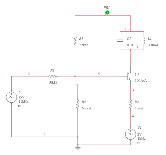 Amplitude Modulation Circuit Diagram