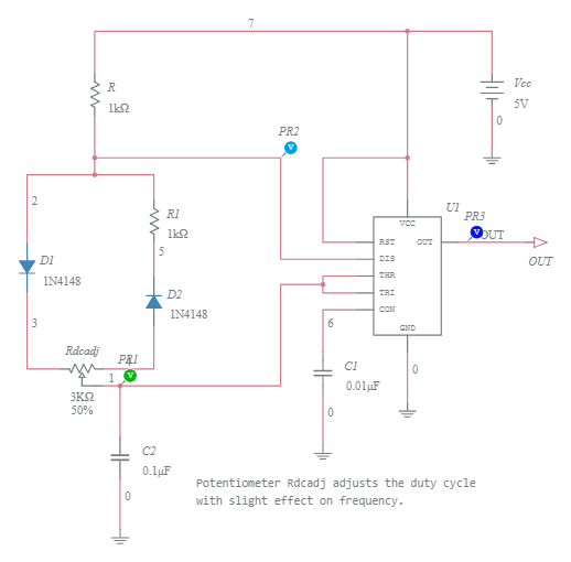 Pwm Circuit Diagram Using 555