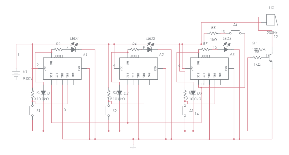 8 Player Quiz Buzzer On Circuit Diagrams - Circuit Diagram