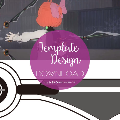 RWBY Penny Polendina Cosplay [Floating Array] – DIGITAL Template – Neko ...