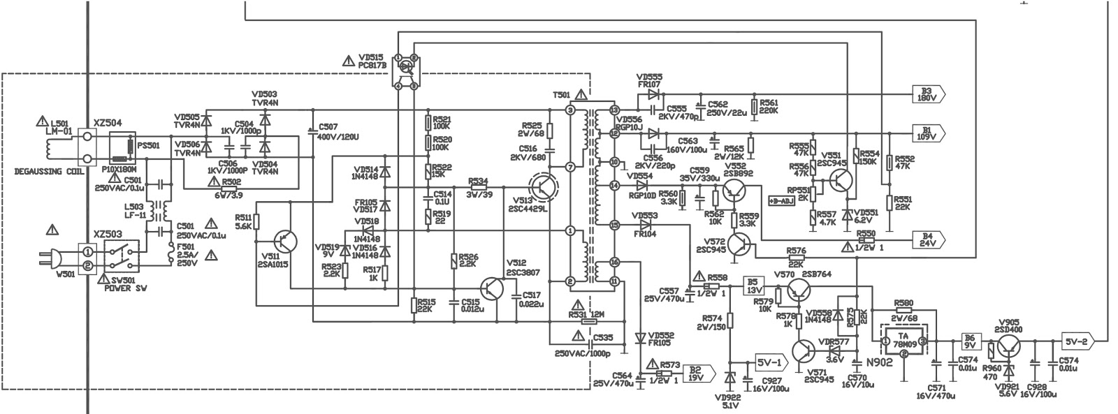 Panasonic Colour Tv Circuit Diagram