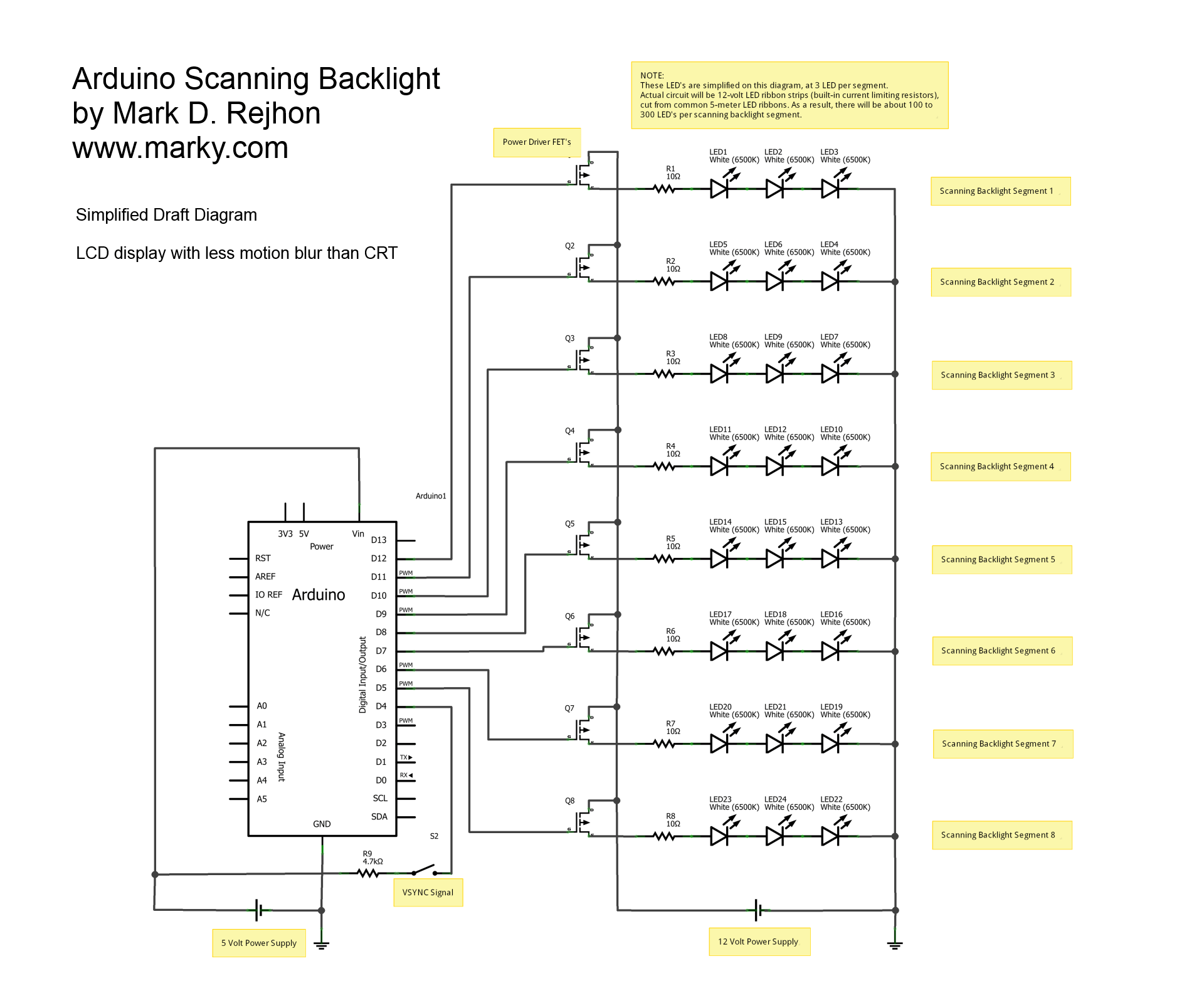 Led Tv Backlight Strip Tester Circuit Diagram