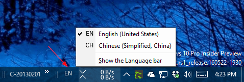 Windows 10 Quick Tip: How To Hide Desktop Language Bar - Next of Windows