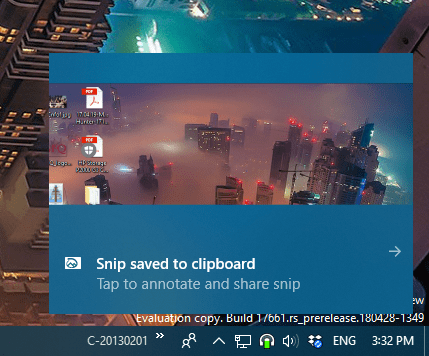 Windows + Shift + S New Way To Take Screenshots - Windows 10 Creators ...