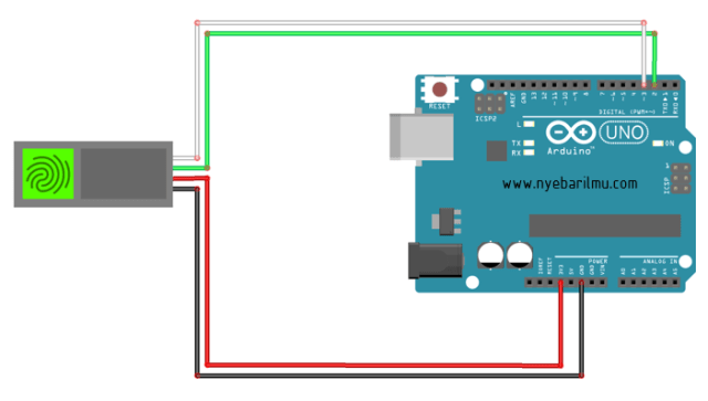Tutorial Cara Mengakses Modul Sensor FingerPrint FPM10A - Nyebarilmu