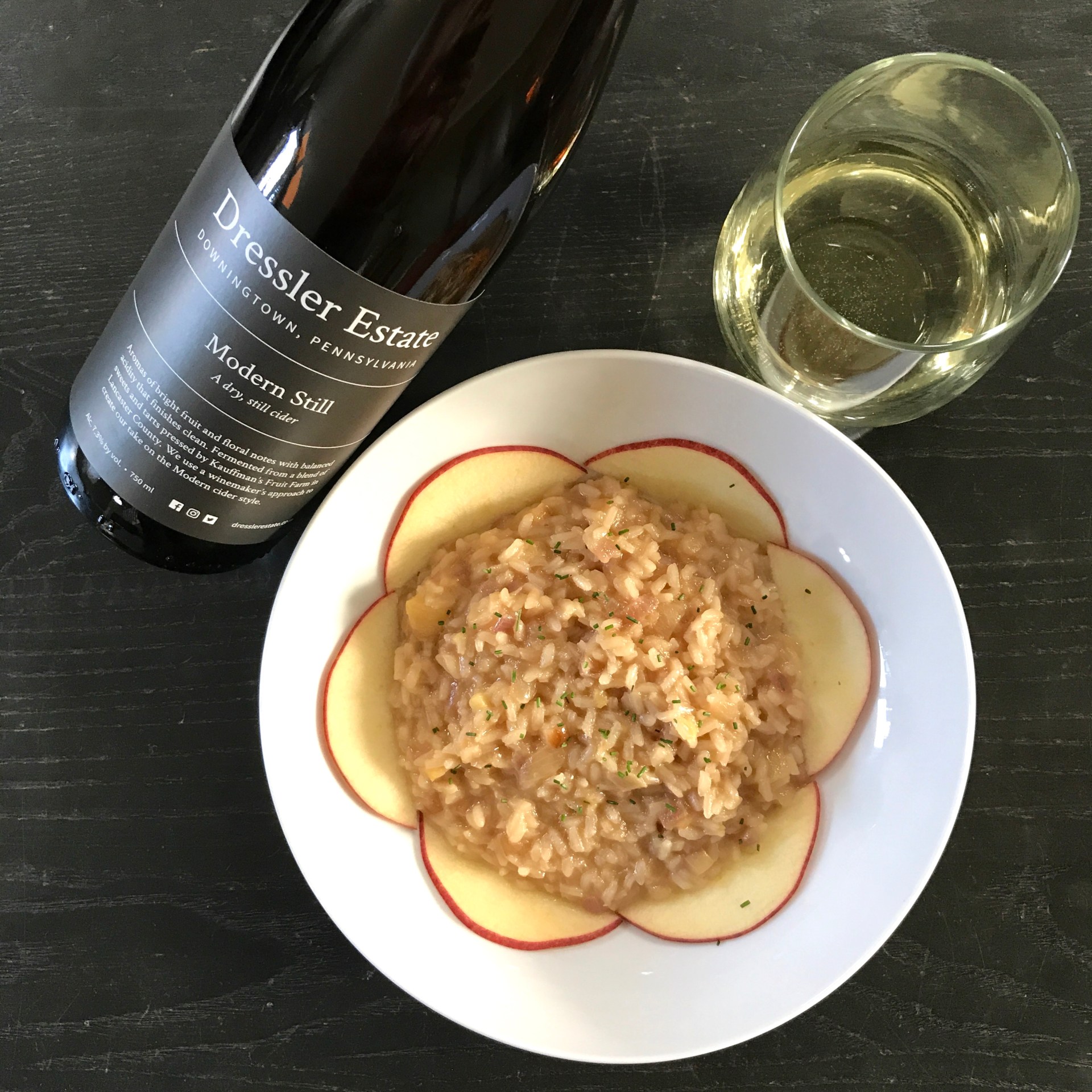 Caramelized Onion & Apple Risotto made with Dressler Estate Modern ...
