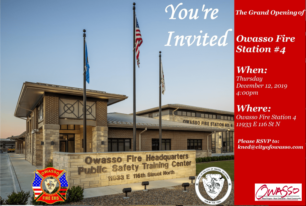 Grand Opening of Owasso Fire Station #4 and Public Safety Training ...