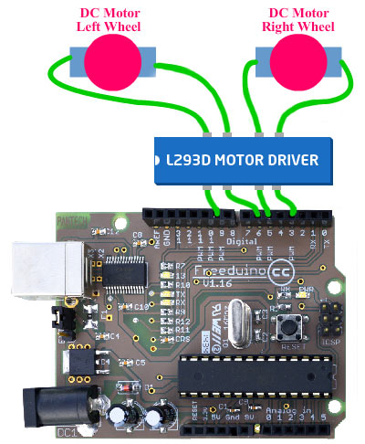 Line Follower Circuit Diagram Without Microcontroller