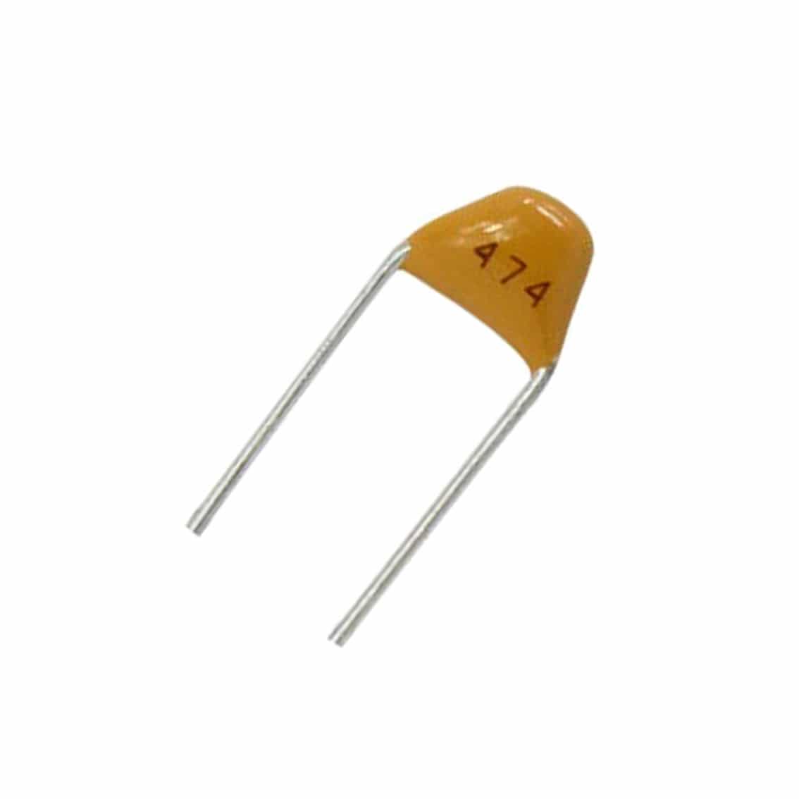 50V 0.47uF Ceramic Capacitor - Pack of 20 | Phipps Electronics