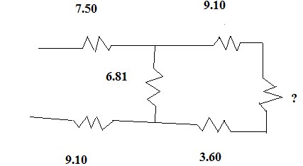 Finding Unknown Resistance In Series Parallel Circuit - Circuit Diagram