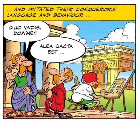 Caesar asterix alea jacta est - monluda