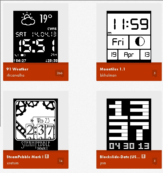 Pebble faces – pIXELsHAM