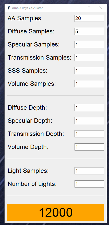 Arvid Schneider – Arnold Ray Calculator – pIXELsHAM