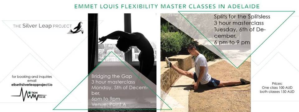 Emmet Louis - Flexibility Masterclasses Adelaide