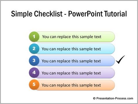 Simple Checklist PowerPoint Tutorial – Presentation Process | Creative ...
