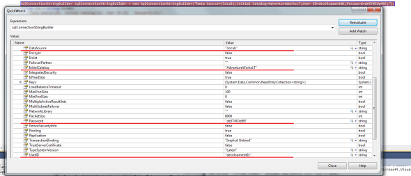 Extraer Parámetros De Un Connection String De Sql Server Desde C En