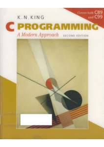 C Programming (a Modern Approach - 2nd Edition) - K. N. King [pdf ...