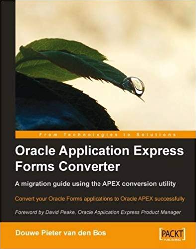 Oracle Application Express Forms Converter - Programmer Books