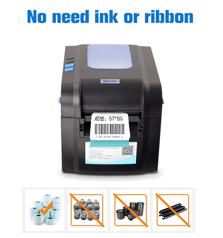 Imprimante Thermique Multifonctions: Code à barres, QR, Tickets All-in ...