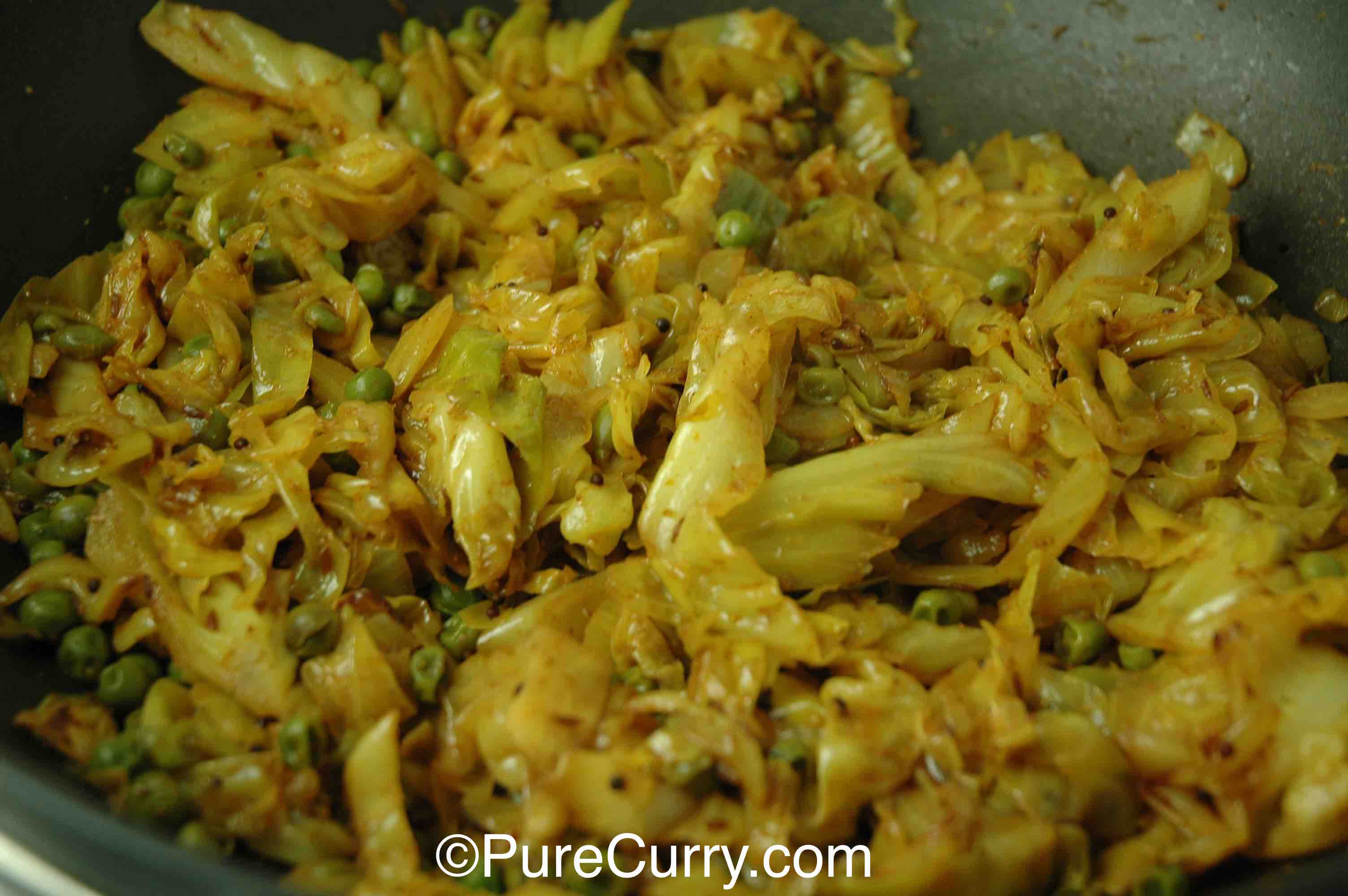 Curried Cabbage - PURE CURRY