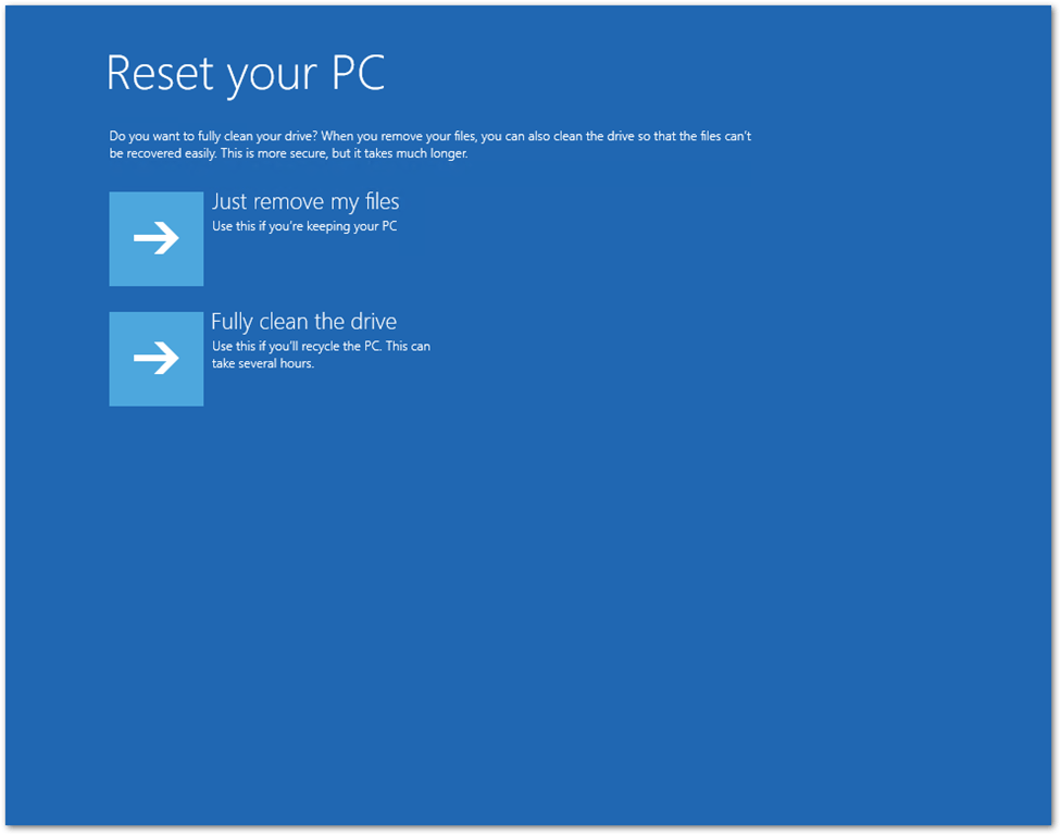 HOW-TO Setup a Windows RESET Image. | pwrusr.com
