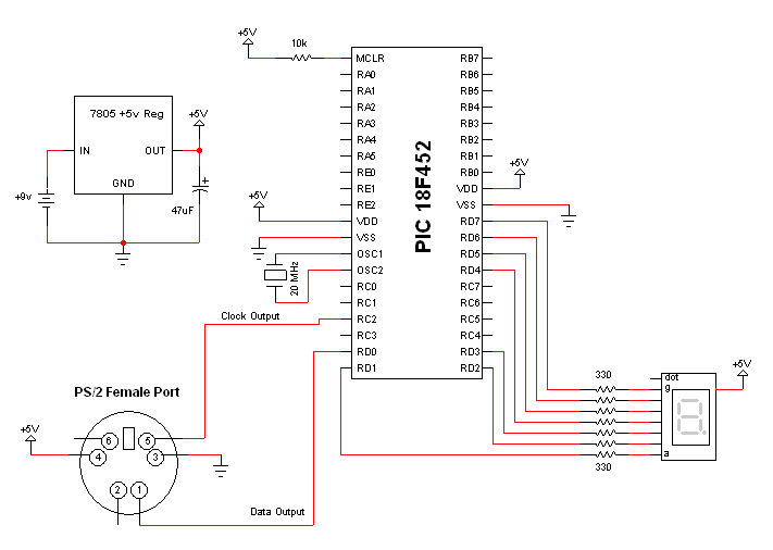Keyboard Schematic Diagram