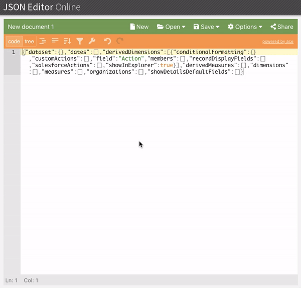 Tables with action buttons – salesforceblogger.com