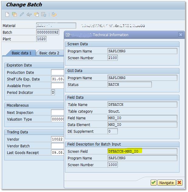 SAP - Shelf Life Exp Date (SLED) Mandatory - My Experiments with ABAP