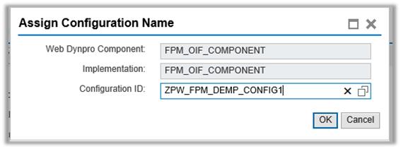 SAP FPM Assign Configuration Name - My Experiments with ABAP