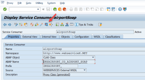 Consuming Webservice in SAP ABAP - My Experiments with ABAP