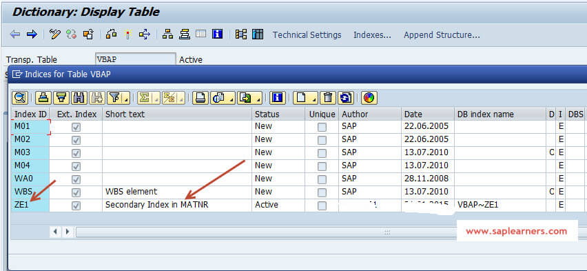 Extension Index in sap abap_5 | SAP FREE Tutorials