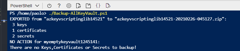 How to backup all of your keys, certs and secrets included in all your ...