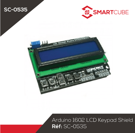 Arduino 1602 LCD Keypad Shield – SMART CUBE
