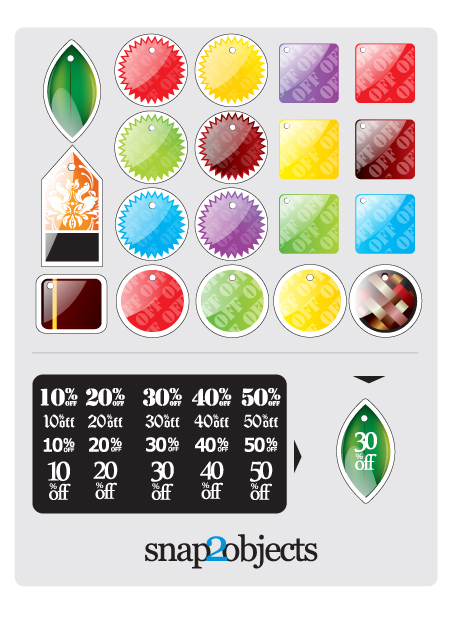 Free Vector Sticker Designs