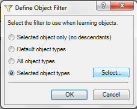 Define Object Filter - Software Testing Class