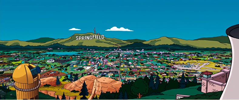 ¿Cómo luce el Springfield de los Simpsons en la vida real? | Sopitas.com