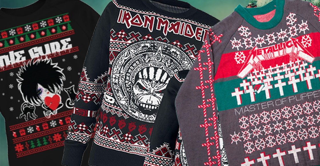 Christmas Rock! Checa estos suéteres navideños para todo melómano