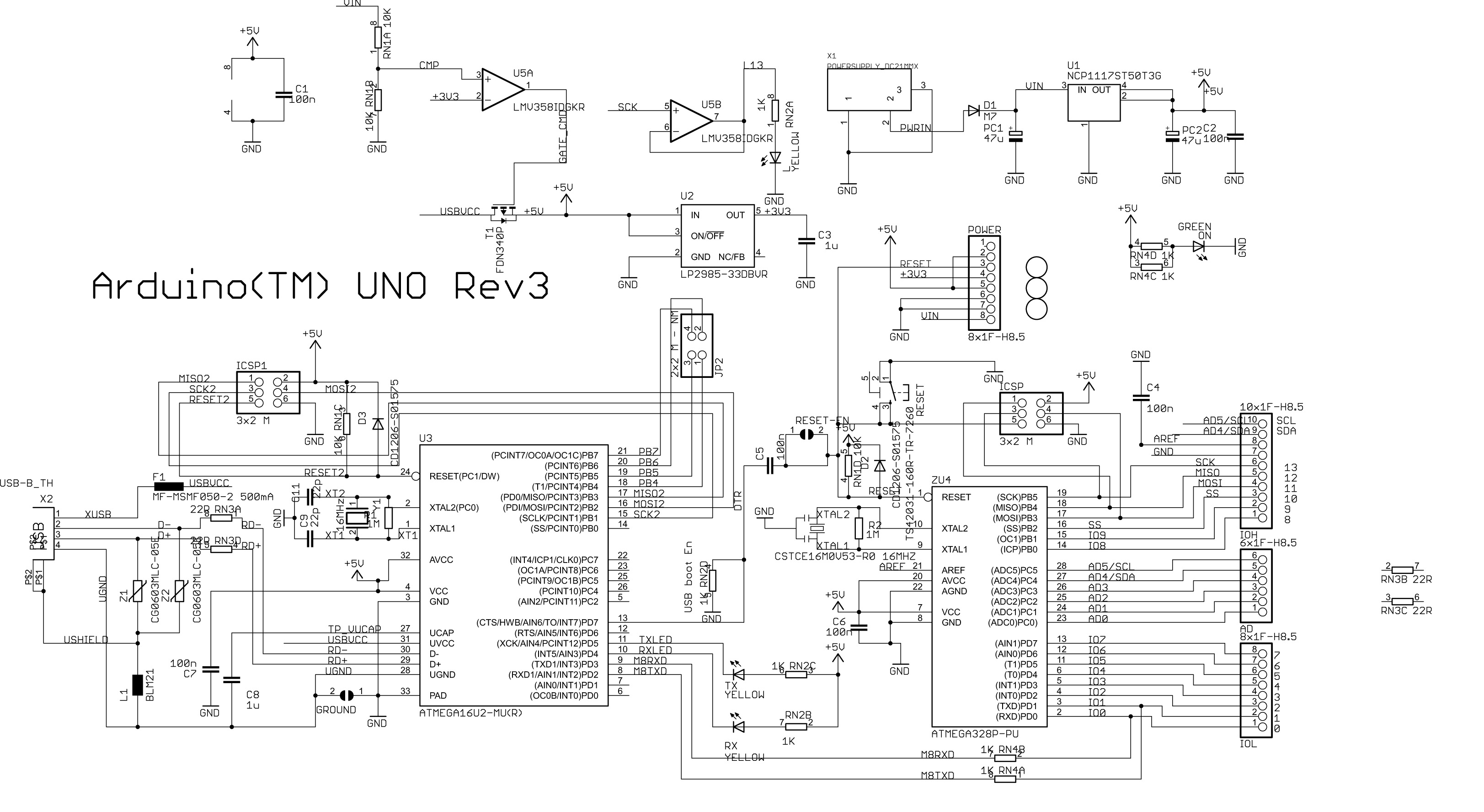 Schematic Diagram Of Arduino Uno