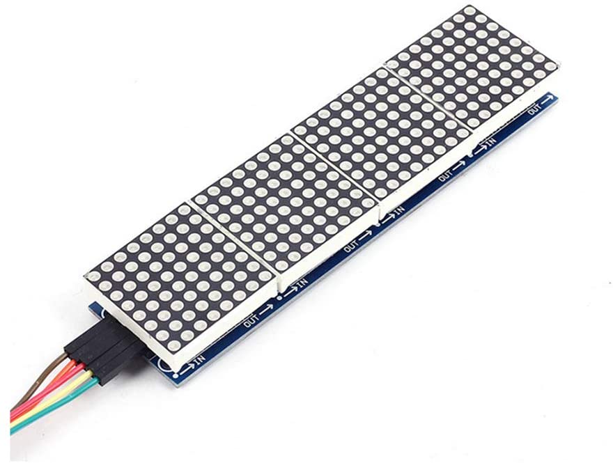 Esp32 Max7219 Wifi Message Board Microcontroller Tutorials