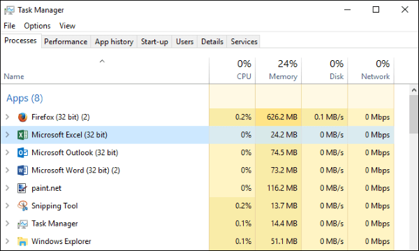 How to fix ‘Excel cannot complete this task with available resources’ Errors