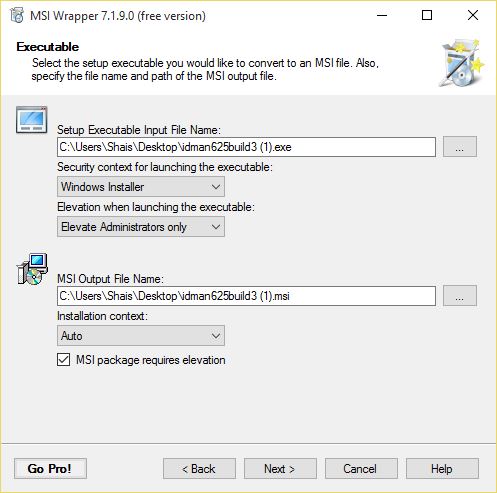 Convert iso to msi install commands - prodmsa