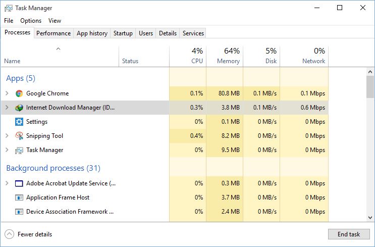 Monitoring Windows 10 System and Network Data Usage – TECHNIG