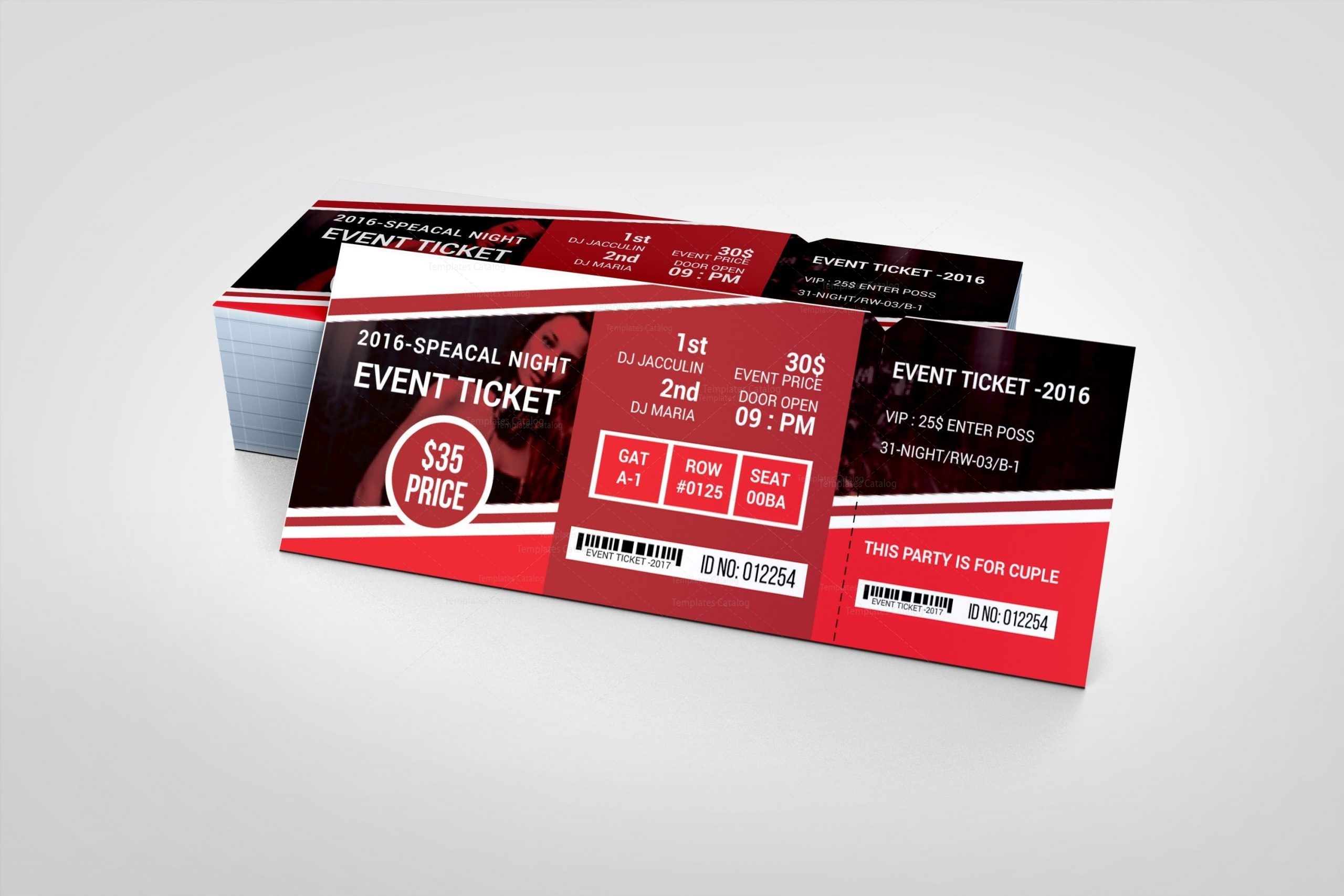 Creative Concert Event Ticket Design Template 001978 Template Catalog Creative Concert Event Ticket Design Template 001978 Template Catalog