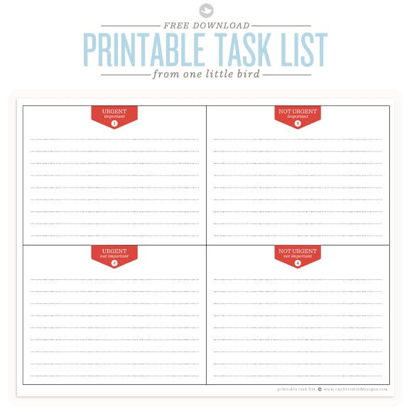 43 Free Task List Templates in Word Excel PDF
