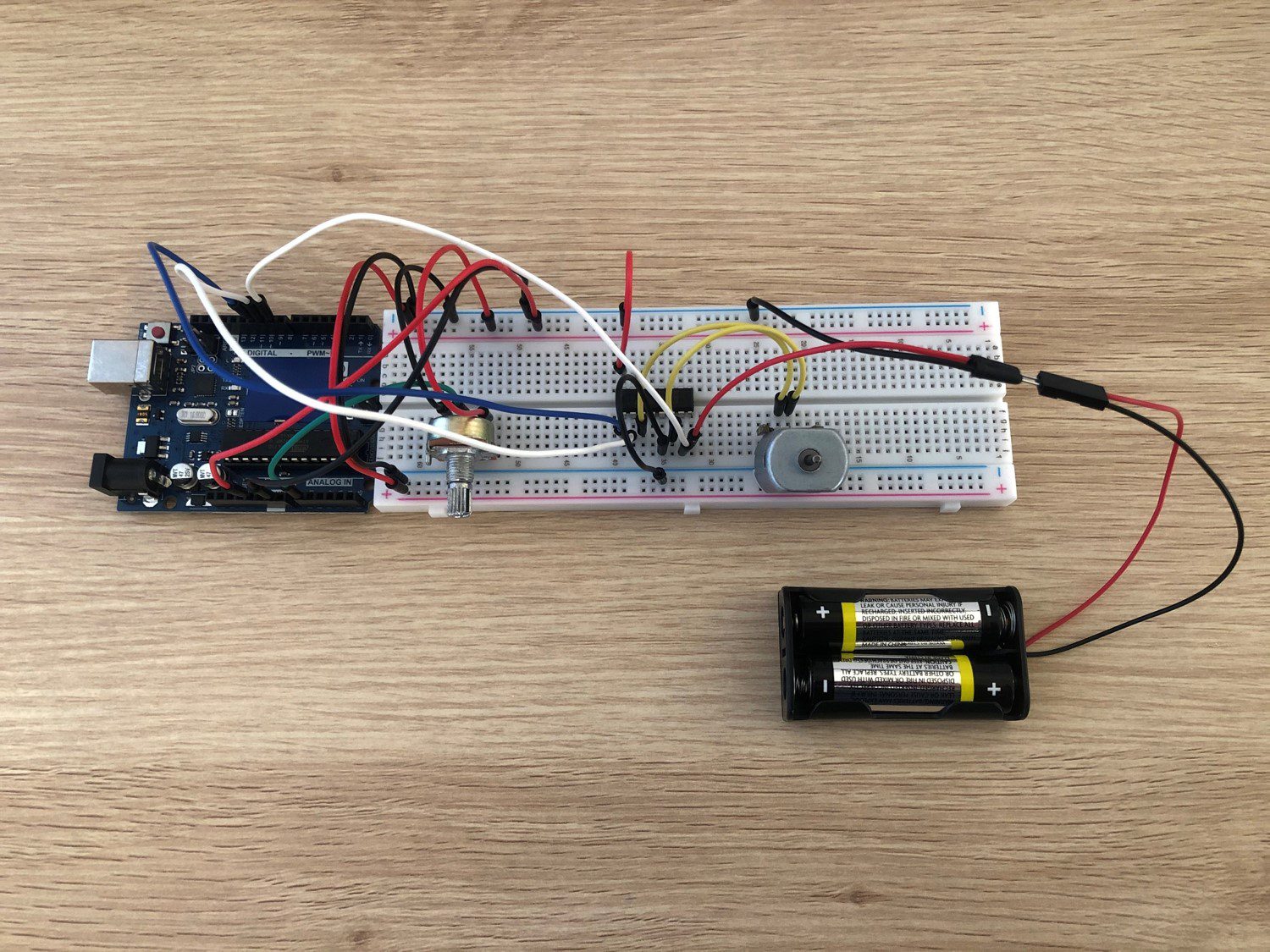 Driving A DC Motor With Arduino Using An L293D Motor Driver | The DIY Life