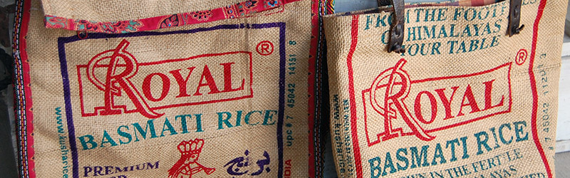Basmati Rice Bag Purses + Giveaway