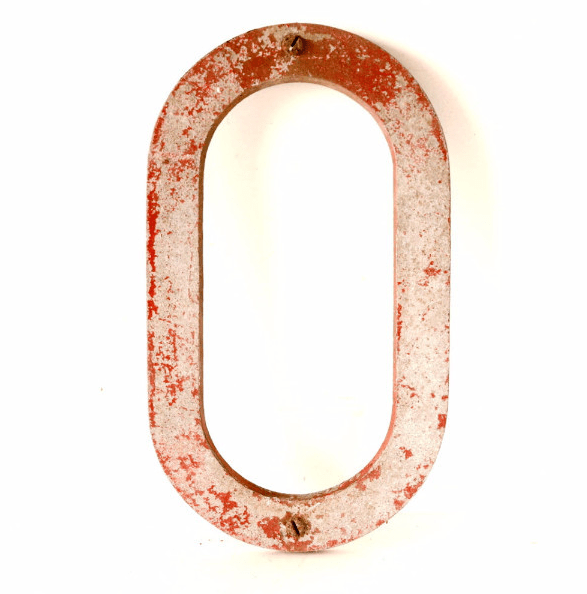 Letter O Sign - ThirdShift Vintage Blog