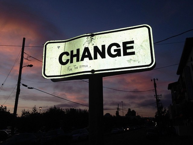 The Word Change on a Road Sign – thoughtLEADERS, LLC: Leadership ...