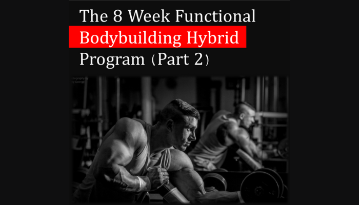 The 8 Week Functional Bodybuilding Hybrid Premium Program (Part 2 ...